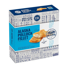 Alaskan pollock fillet coated in EB flour, 900 grams, wholesale | Food ...