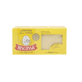 แผ่นลาซานญ่าไข่ RISCOSSA ขายส่ง พรีเมียม อิตาลี | Food Project