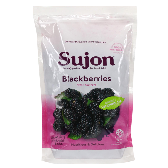 Frozen New Zealand Blackberries Sujon 1kg Wholesale Premium | Food Project