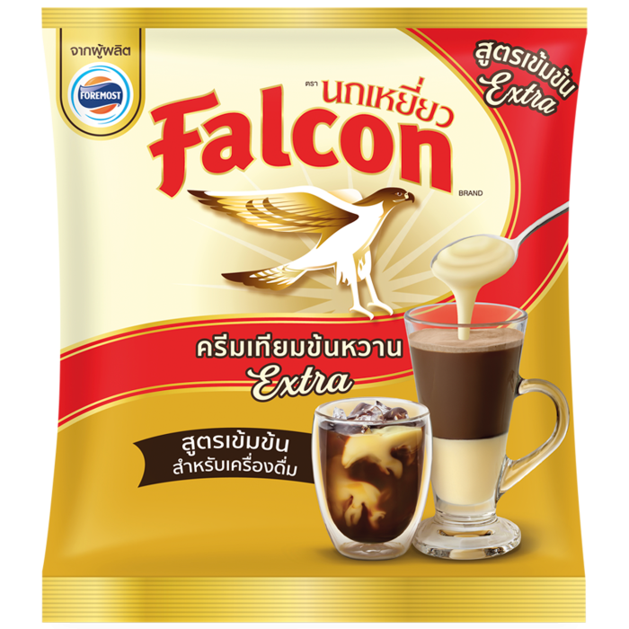 Extra Falcon sweetened condensed creamer, wholesale premium, Thai ...