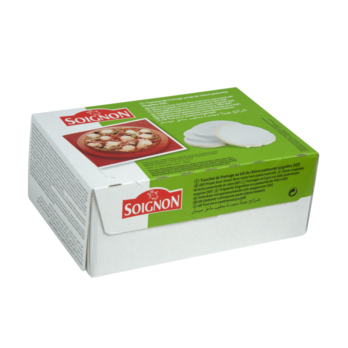 Sliced Goat Cheese, Unaged, Soignon, Wholesale, Premium, France | Food ...