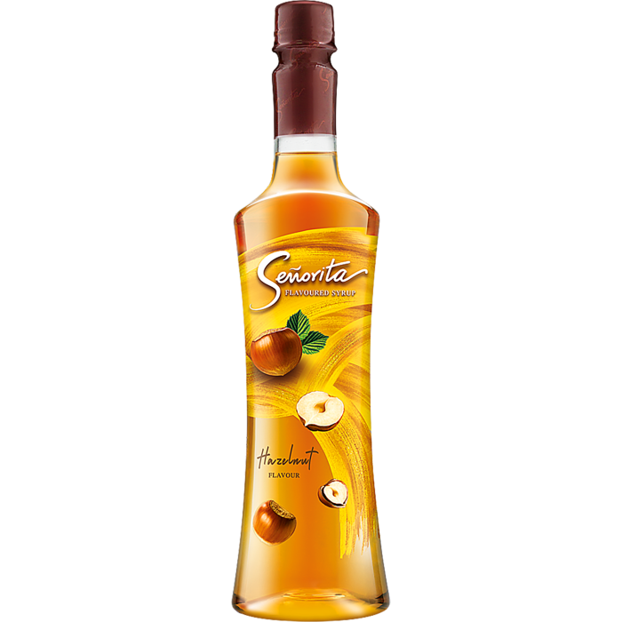 Senorita Hazelnut Flavored Syrup, Wholesale Premium, Thai | Food Project