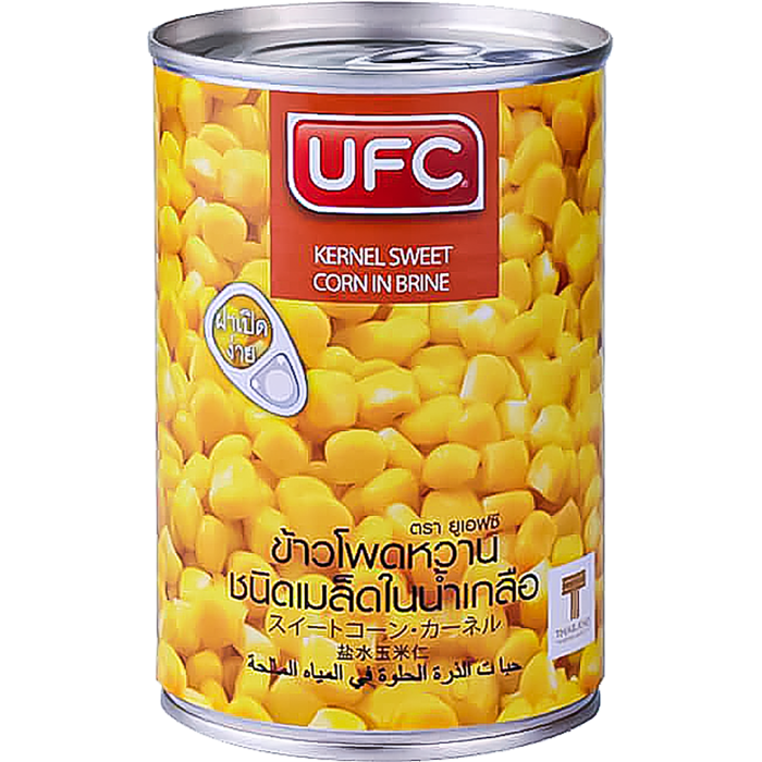 Sweet corn seeds in brine UFC wholesale premium Thai | Food Project
