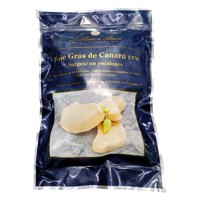 Foie gras, duck liver, sliced 50 grams, La Maison De Maurice, wholesale ...
