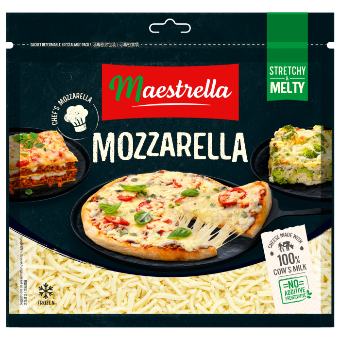 Maestrella grated mozzarella cheese, wholesale, premium, France | Food ...