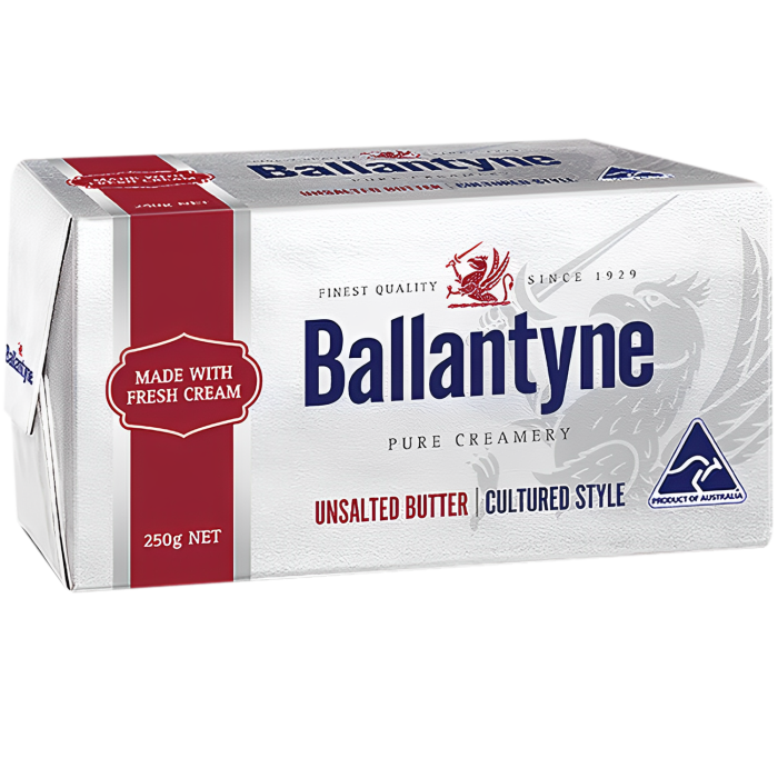 เนยสดแท้ชนิดจืด บัลแลนไทน์ 250 กรัม Ballantyne ขายส่ง | Food Project