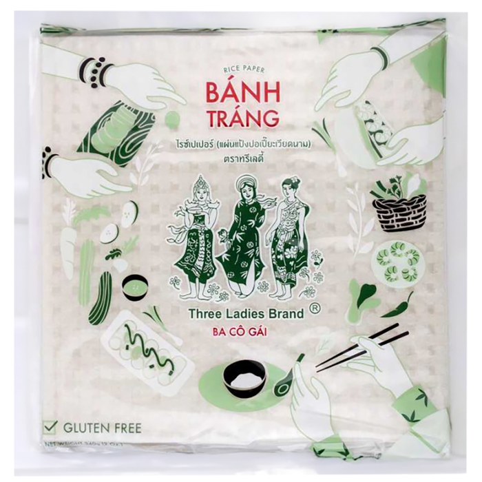 Spring roll dough sheets 22CM 340G THREE LADIES wholesale premium ...