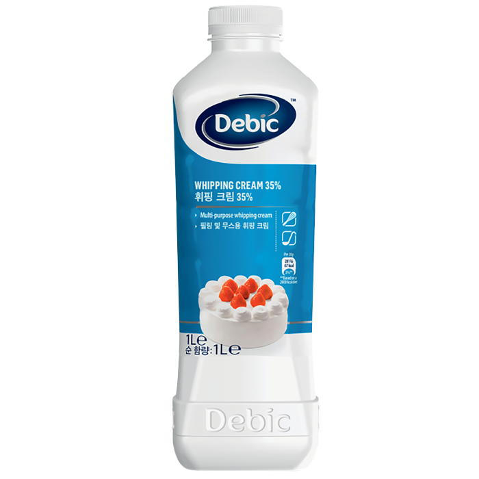 Debic whipping cream, wholesale, premium, Belgium | Food Project